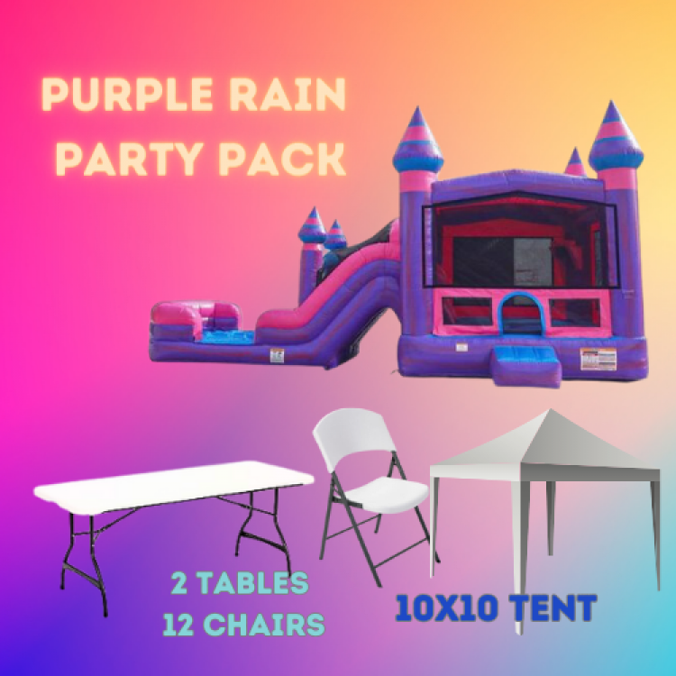 Purple Rain Party Pack - Swag Inflatables