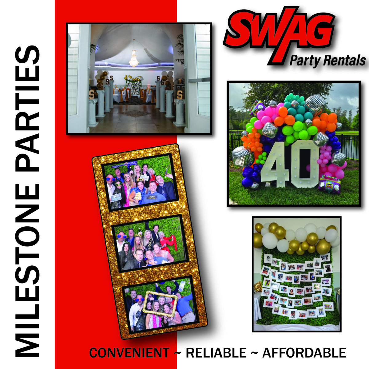 Celebrate Milestone Moments - Swag Inflatables