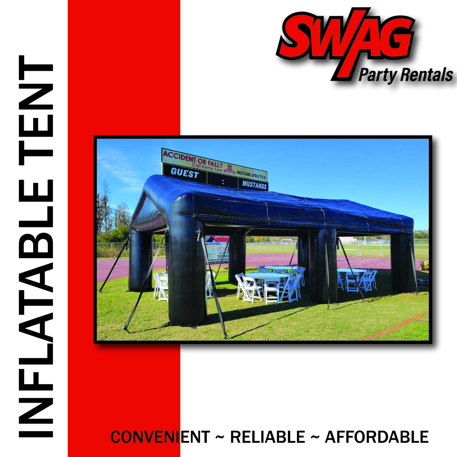 Transform with Inflatable Tent - Swag Inflatables