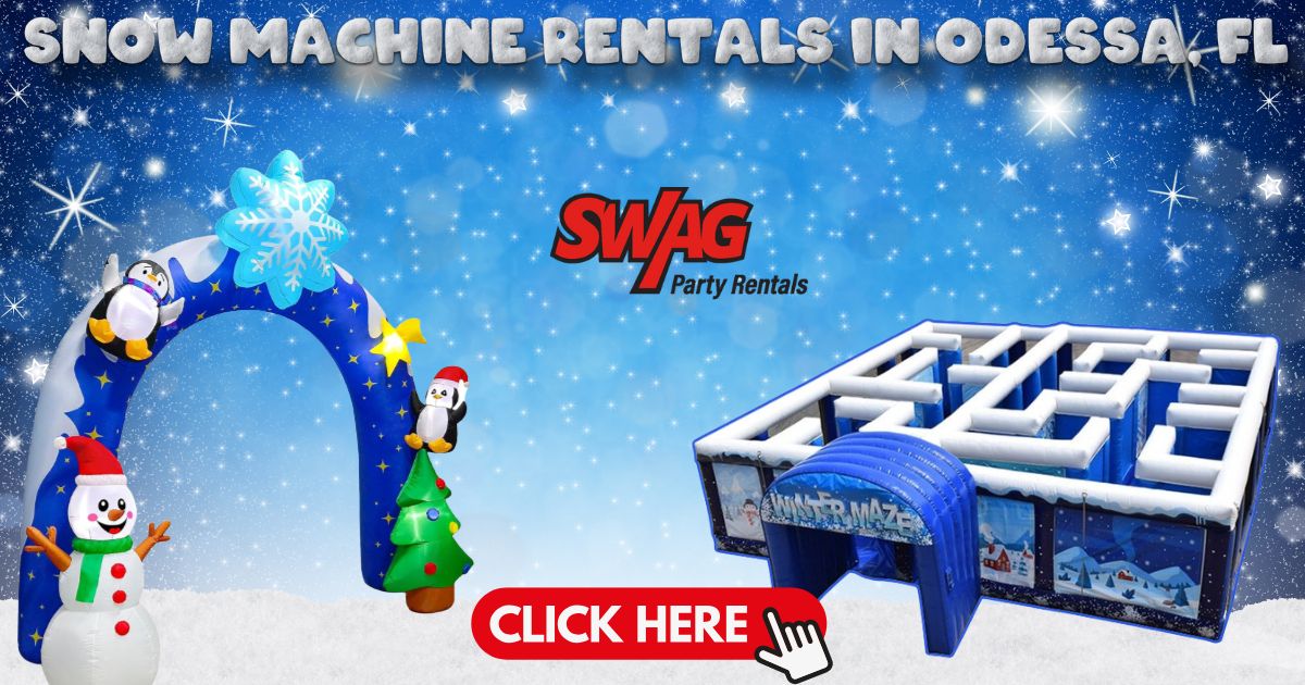 #1 Magical Snow Machine Rentals In Odessa, FL - Swag Party